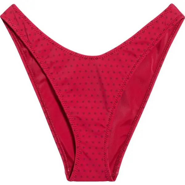 PACSUN High Cut Bikini Bottom - Polka Dot
