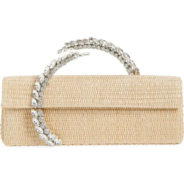 L’ALINGI Karma Crystal Handle Clutch