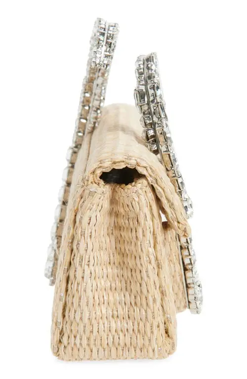 L’ALINGI Karma Crystal Handle Clutch