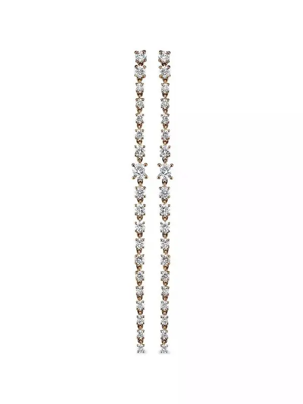 ANITA KO Diamond-embellished Earrings - Pink