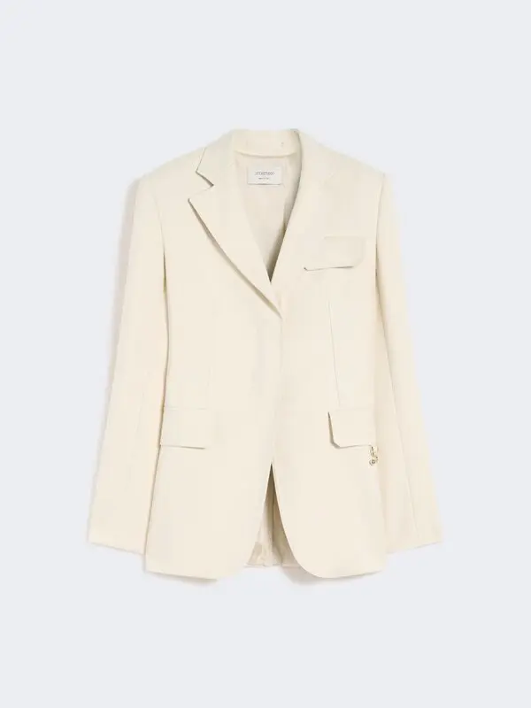 Max Mara Gabardine Blazer - Vanilla