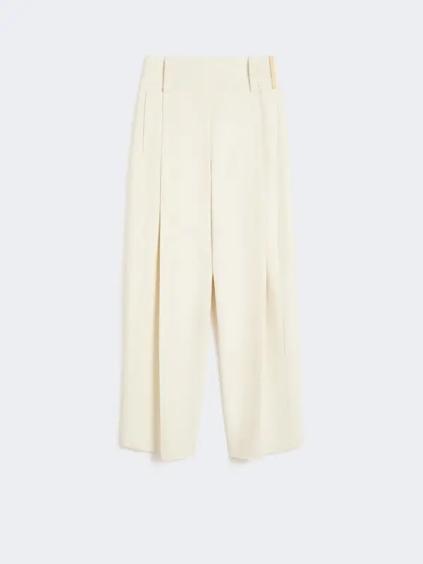 Max Mara Wide-fit Stretch Viscose Trousers