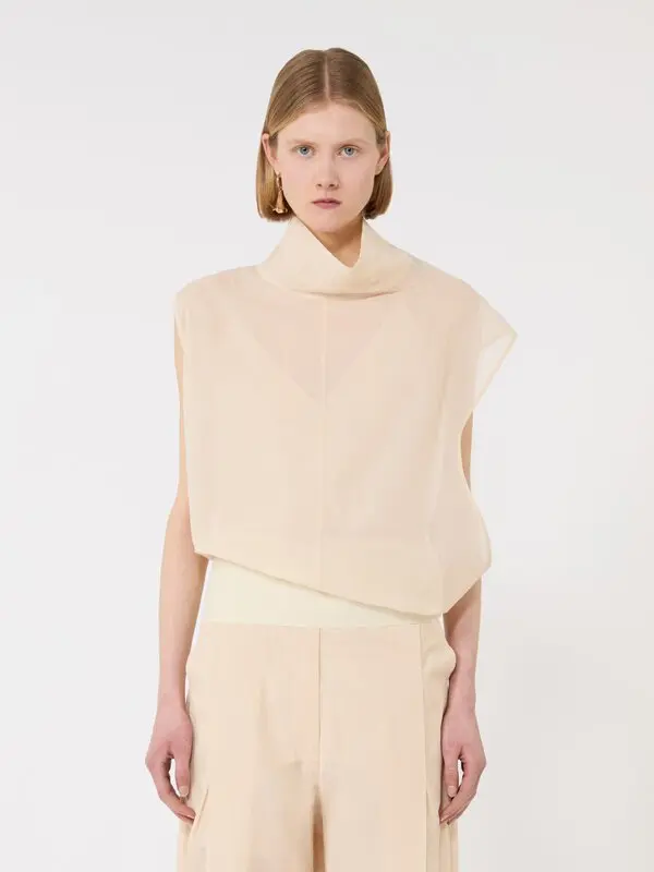 Max Mara Cotton Voile Blouse