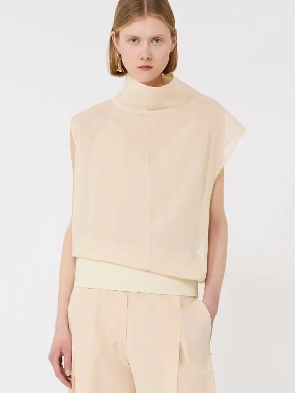 Max Mara Cotton Voile Blouse