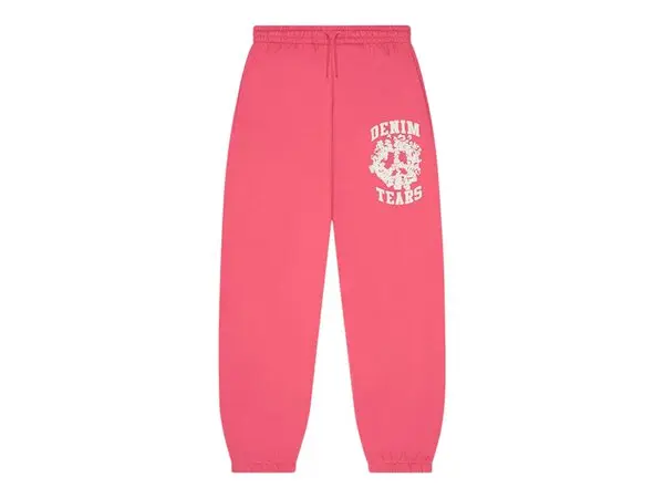 DENIM TEARS Denim University Sweatpants - Pink