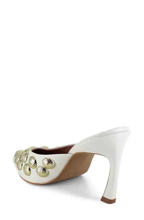 Bcbgmaxazria Grimaldi Studded Pointed Toe Pumps - Cloud Dancer