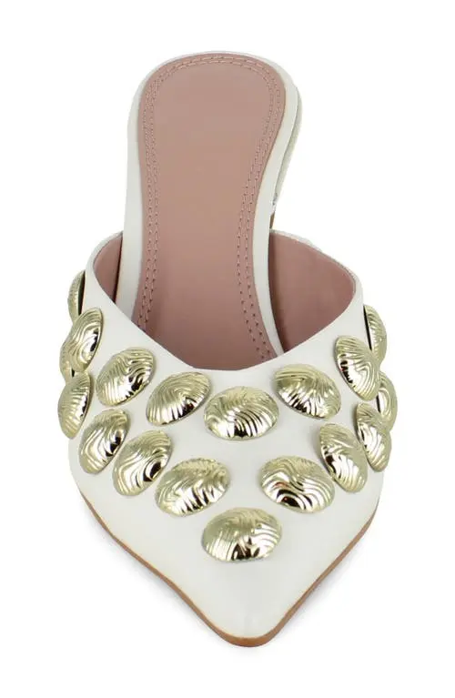 Bcbgmaxazria Grimaldi Studded Pointed Toe Pumps - Cloud Dancer