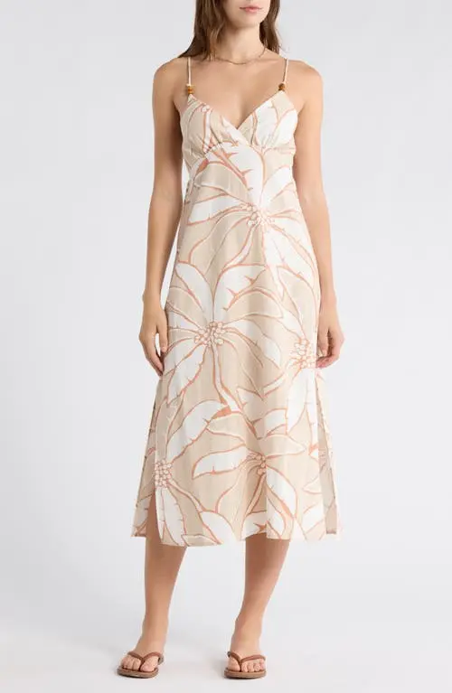 BILLABONG Tropic Breeze Midi Sundress - Stone