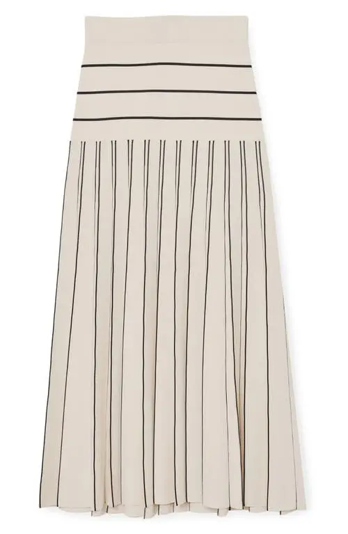 REISS Alice Pleated Midi Skirt