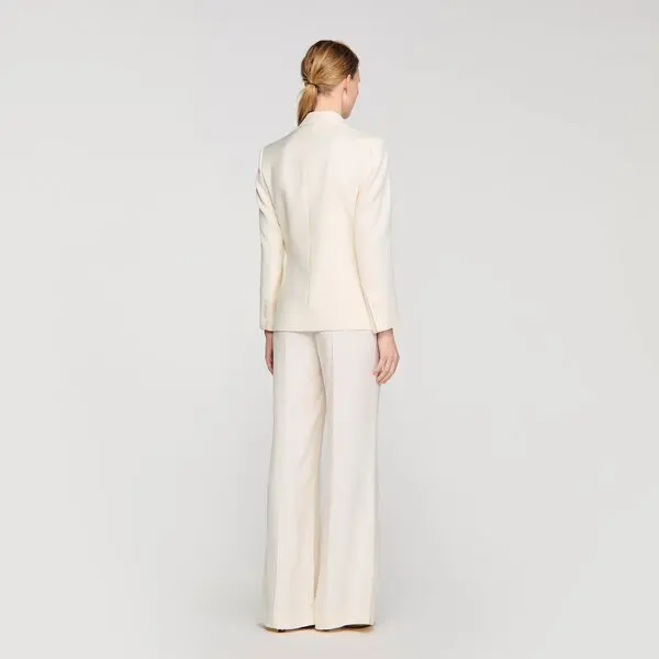 Sandro Slim-fit Double-breasted Suit Jacket