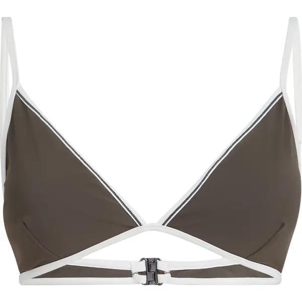 Brunello Cucinelli Bikini Top With Monili - Military