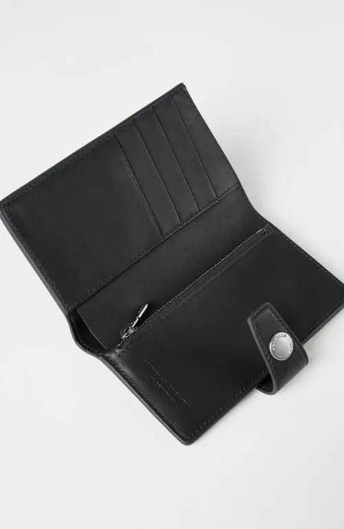 Brunello Cucinelli Leather Wallet With Zipper
