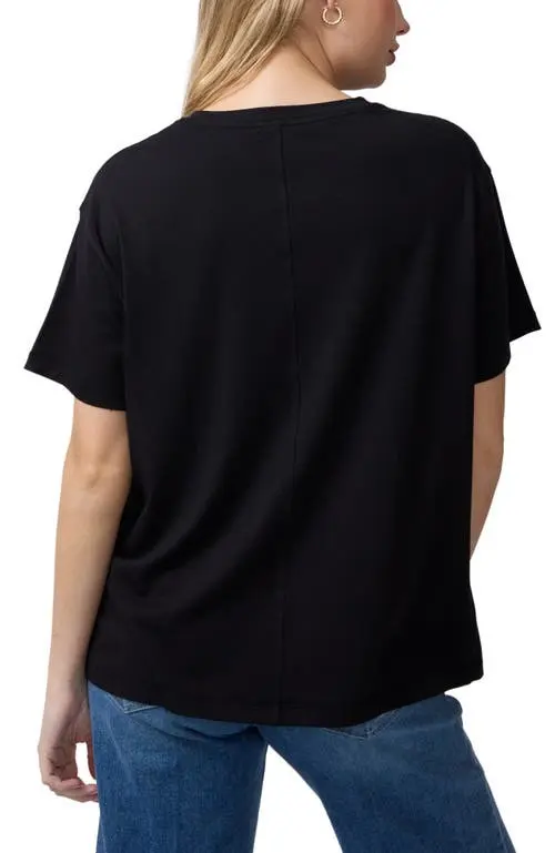 INGRID & ISABEL The Essential Maternity Tee - Black
