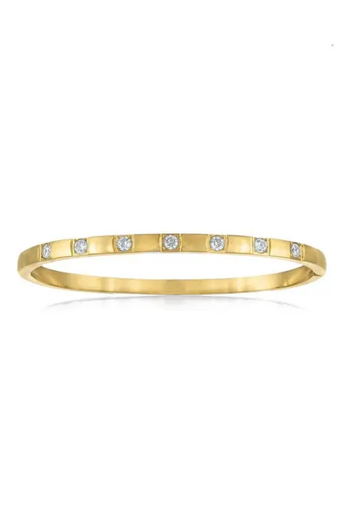 Ben Oni Cubic Zirconia Hinge Bangle - Gold
