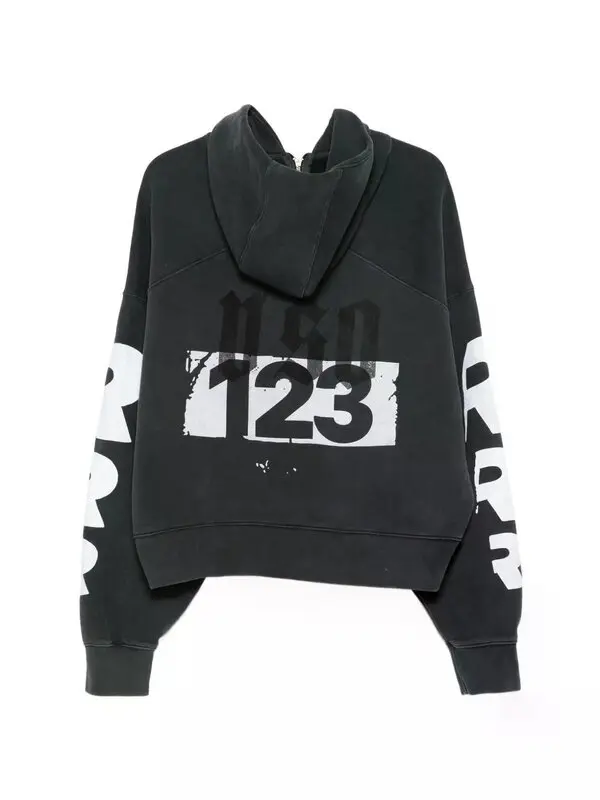 RRR123 Zip Front Hoodie