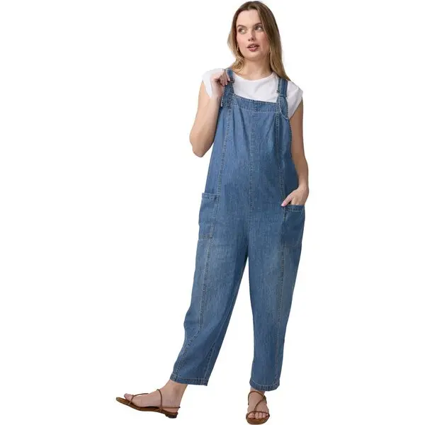 INGRID & ISABEL Soft Denim Overall - Medium Wash