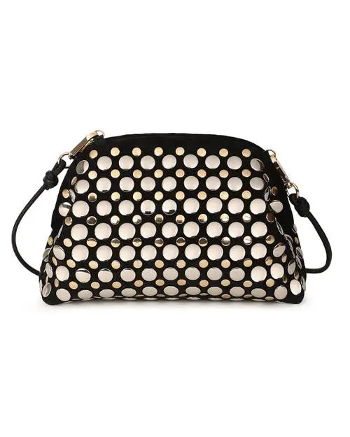 Rafe New York Aya Studded Frame Clutch - Black