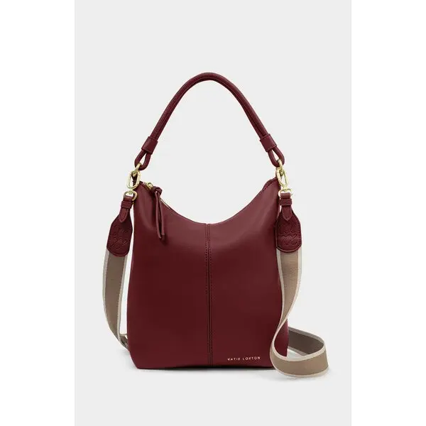 KATIE LOXTON Hallie Satchel Bag - Cherry
