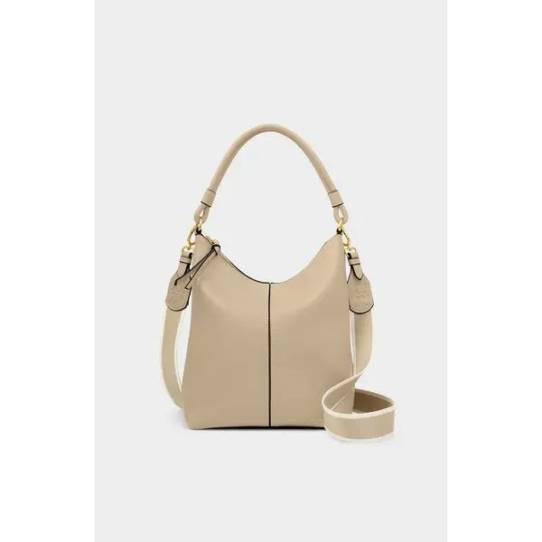 KATIE LOXTON Hallie Satchel Bag - Light Taupe