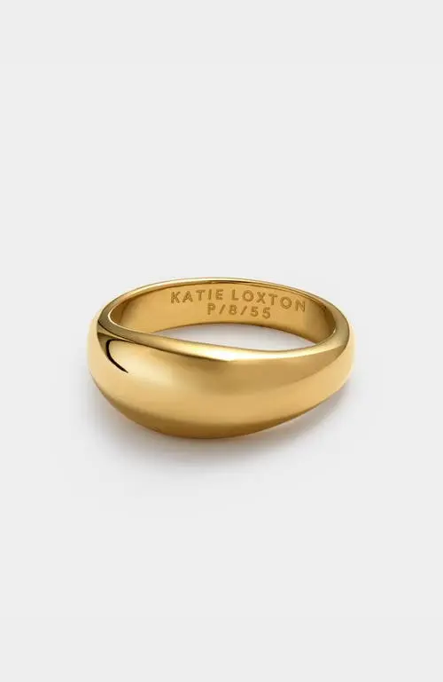 KATIE LOXTON Aura Dome Ring - Gold Coated