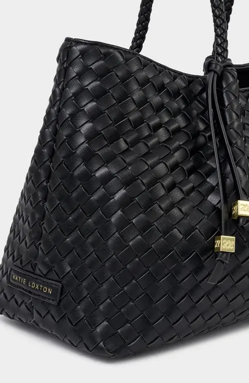 KATIE LOXTON Nova Small Shoulder Tote - Black