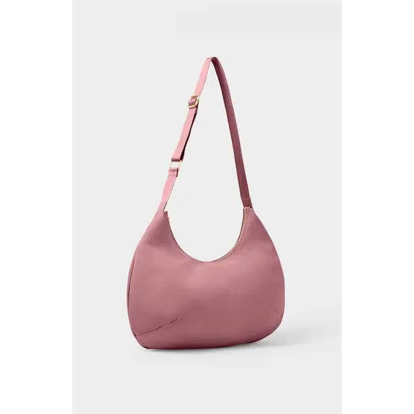 KATIE LOXTON Nylon-luxe Sling Shoulder Bag - Deep Rose