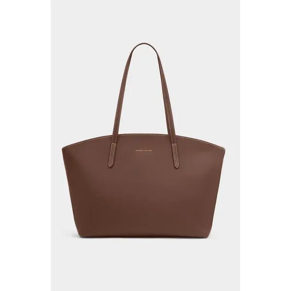 KATIE LOXTON Harlyn Work Tote Bag - Chocolate