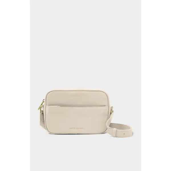 KATIE LOXTON Nylon-luxe Crossbody Bag - Chalk