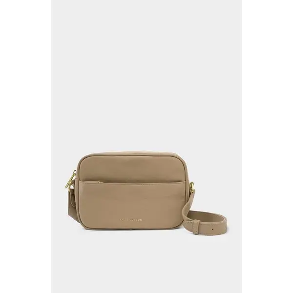 KATIE LOXTON Nylon-luxe Crossbody Bag - Taupe
