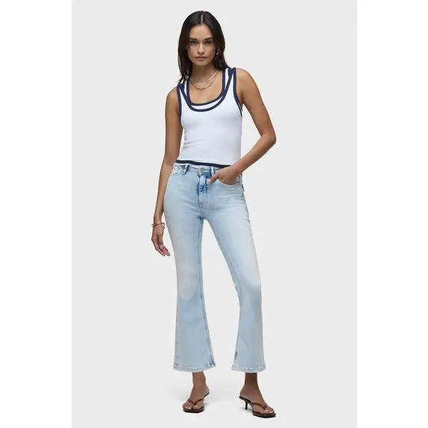 Hudson Jeans Barbara Flap Pocket Bootcut Crop Jeans