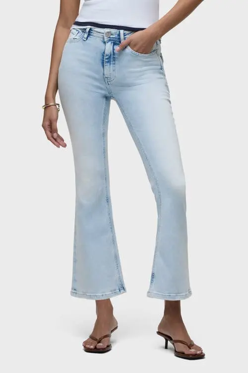 Hudson Jeans Barbara Flap Pocket Bootcut Crop Jeans