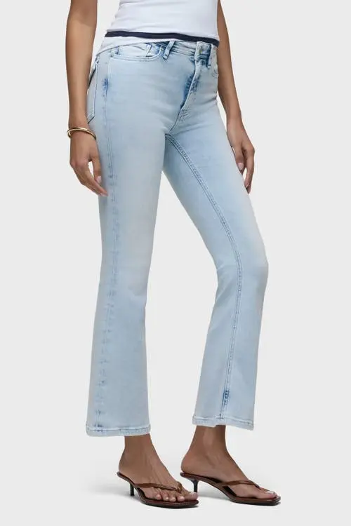 Hudson Jeans Barbara Flap Pocket Bootcut Crop Jeans