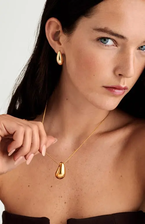 KATIE LOXTON Aura Dome Pendant Necklace