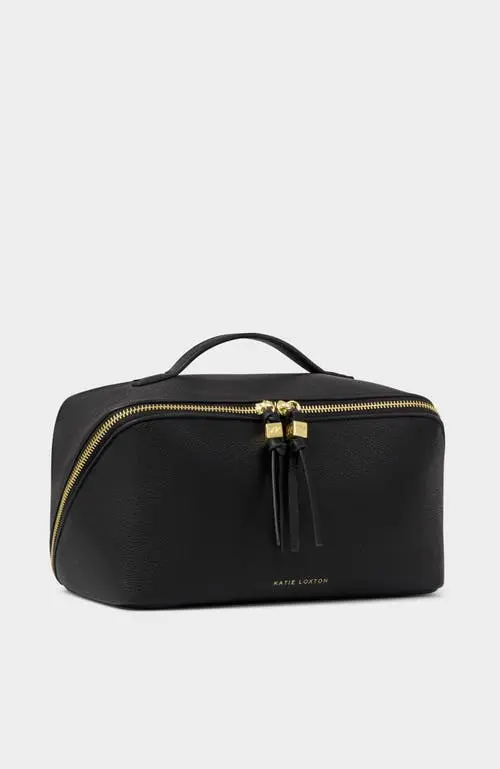 KATIE LOXTON Soho Large Makeup Bag - Black
