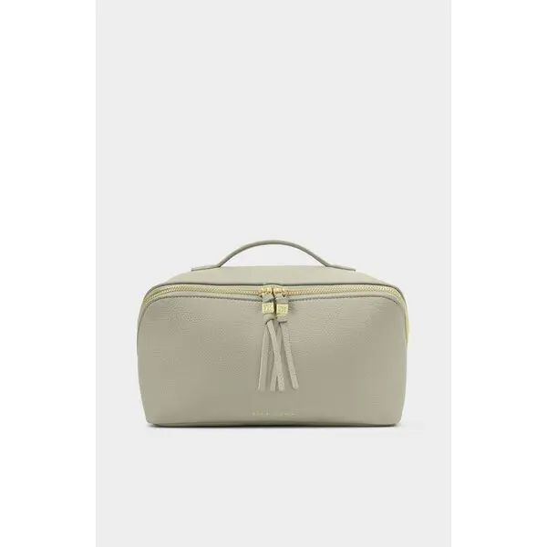 KATIE LOXTON Soho Large Makeup Bag - Green Mist
