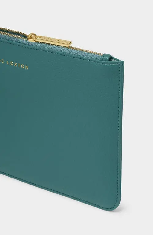 KATIE LOXTON Hallie Wristlet Pouch - Teal