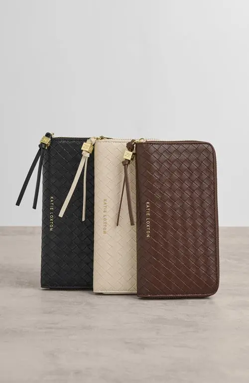 KATIE LOXTON Nova Large Purse - Black