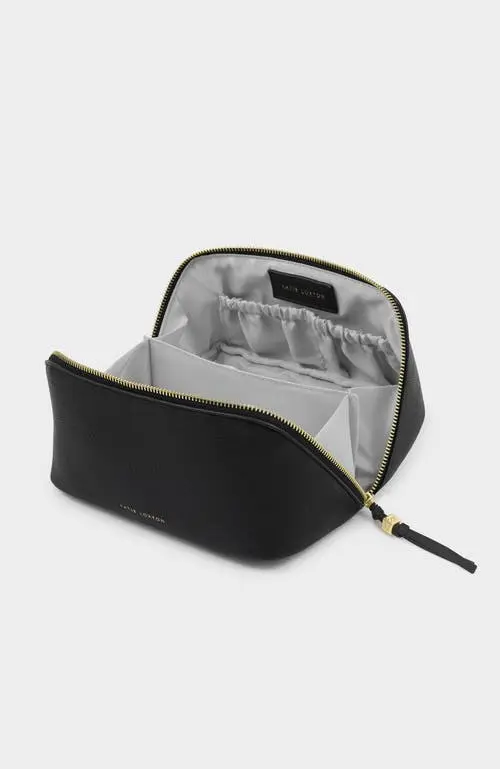 KATIE LOXTON Soho Medium Makeup Bag - Black