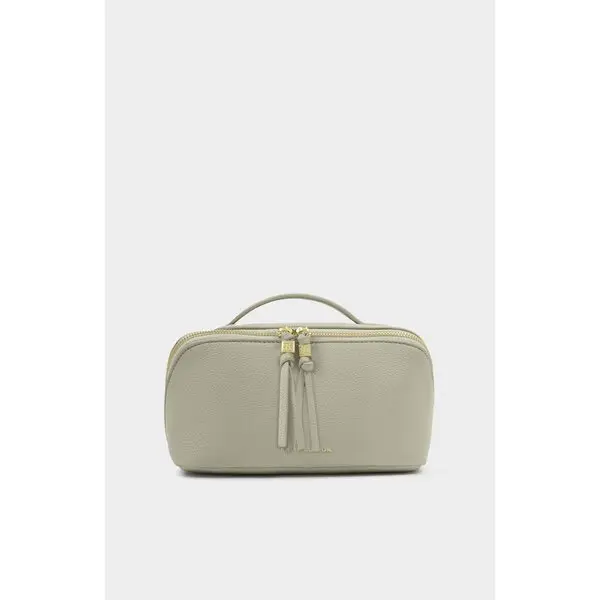 KATIE LOXTON Soho Medium Makeup Bag - Green Mist