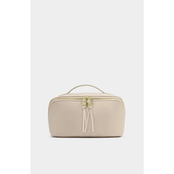 KATIE LOXTON Soho Medium Makeup Bag - Oyster