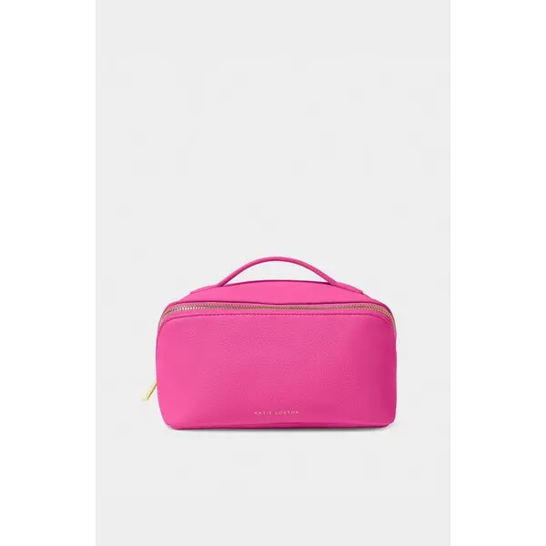 KATIE LOXTON Medium Make Up / Wash Bag - Magenta