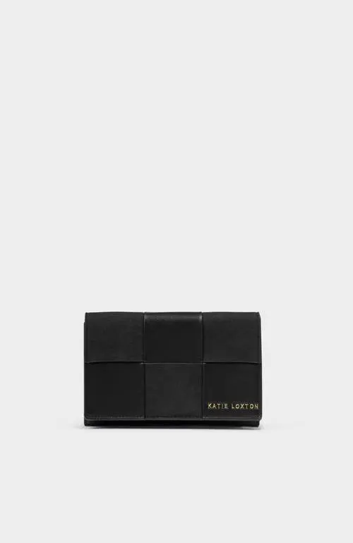 KATIE LOXTON Taya Woven Purse - Black