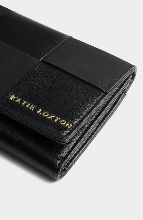KATIE LOXTON Taya Woven Purse - Black