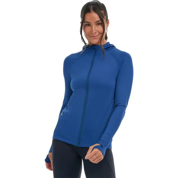 BLOQUV Full Zip Hoodie Jacket - Navy