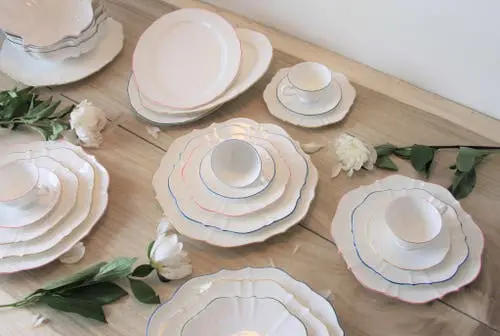 TWIG NEW YORK Amelie Charger Plate - Roseate