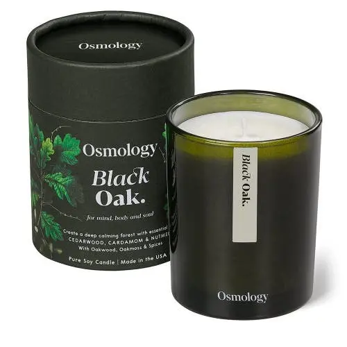 OSMOLOGY Oak Scented Candlecedarwood Cardamon And Nutmeg