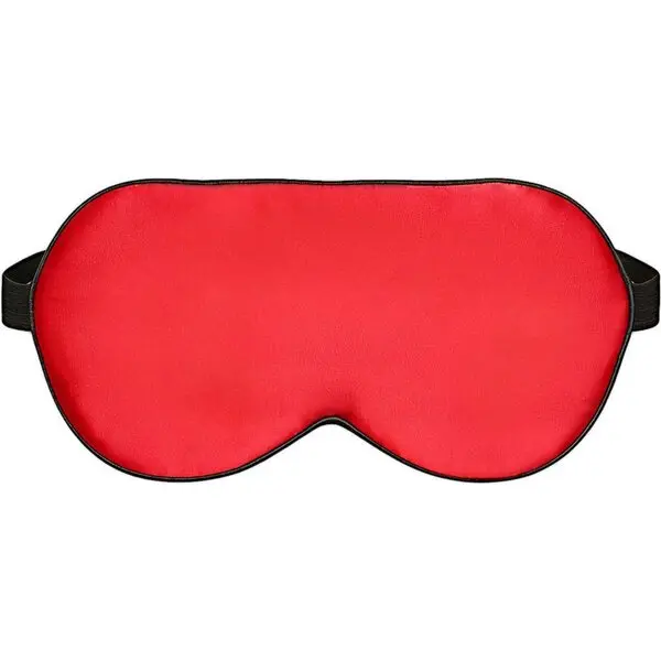 SILKSILKY Pure Silk Elastic Band Sleep Eye Mask - Red