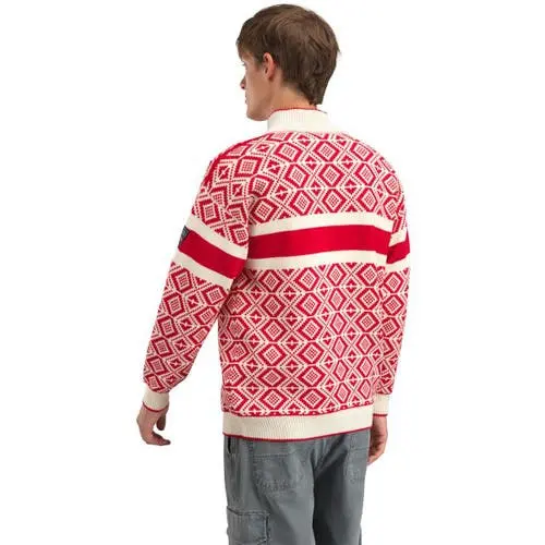 DALE OF NORWAY Team Norway 2026 Cortina Sweater - Raspberry/off White