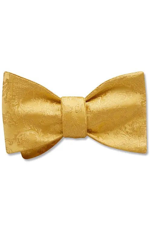 BEAU TIES OF VERMONT Gosfield Silk Woven Bow Tie - Standard Self-tie