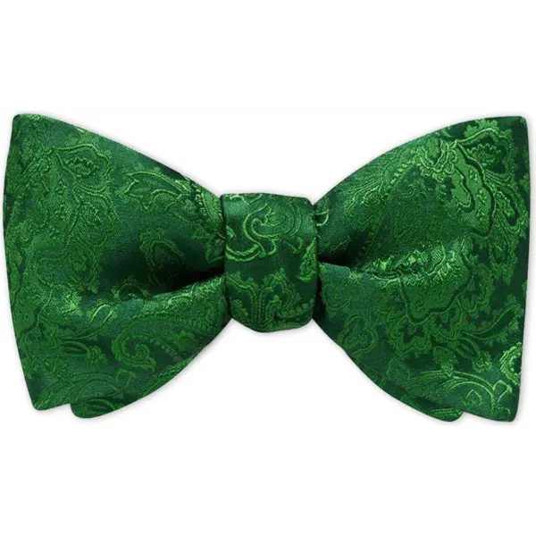 BEAU TIES OF VERMONT Woven Silk Jacquard Bow Tie - Standard Self-tie
